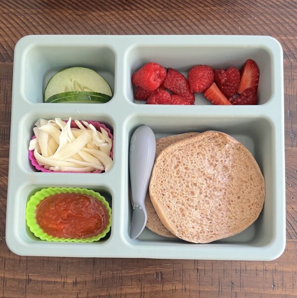 Fun School Lunch Idea: Bento Box Pizza - Toddler Meal Ideas